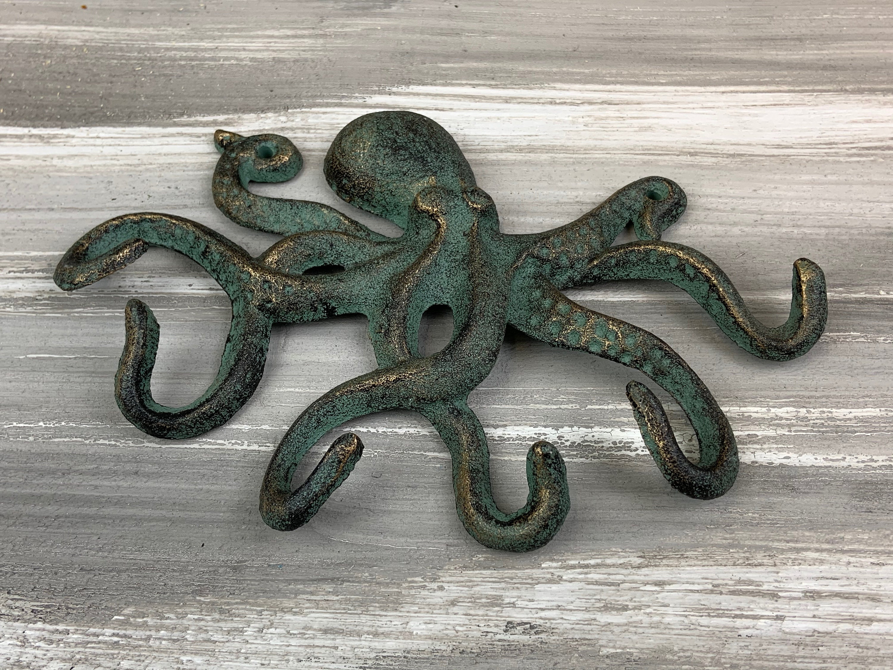 Cast Iron Octopus Hook Nautical Hook Ocean Hook Coat Hook | Etsy