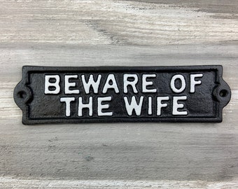 Beware Wife Sign | Etsy