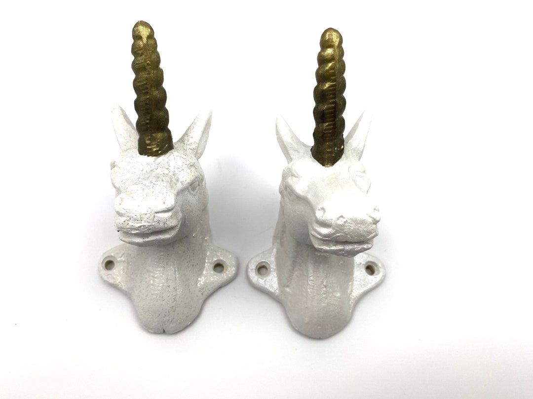 Cast Iron Unicorn Hook, Hook, Coat Hook, Wall Hook, Coat Hanger, Towel ...