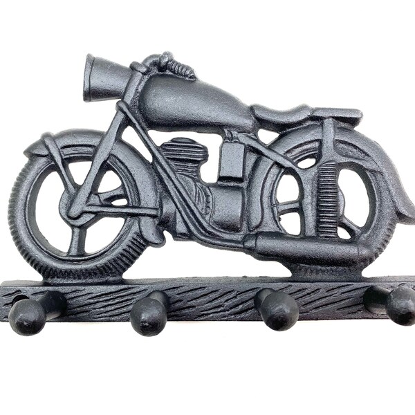 Cast Iron Motorcycle Key Rack - Etsy