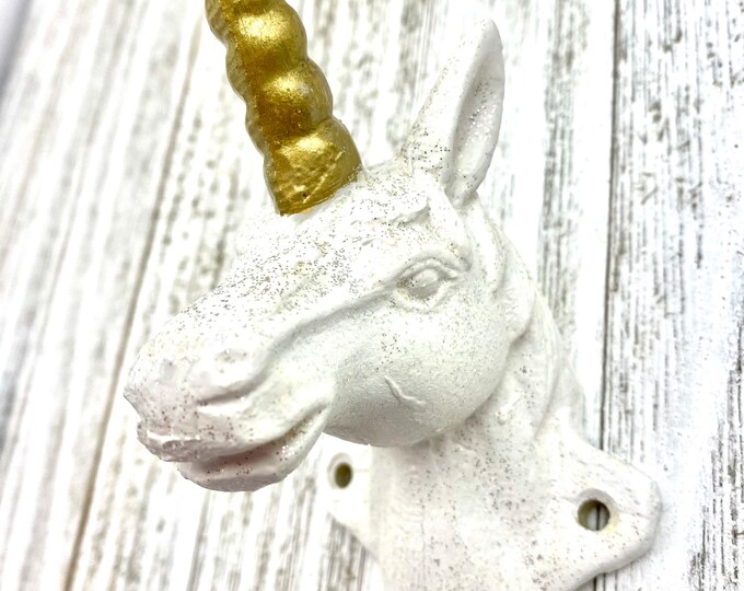 Cast Iron Unicorn Hook, Hook, Coat Hook, Wall Hook, Coat Hanger, Towel ...