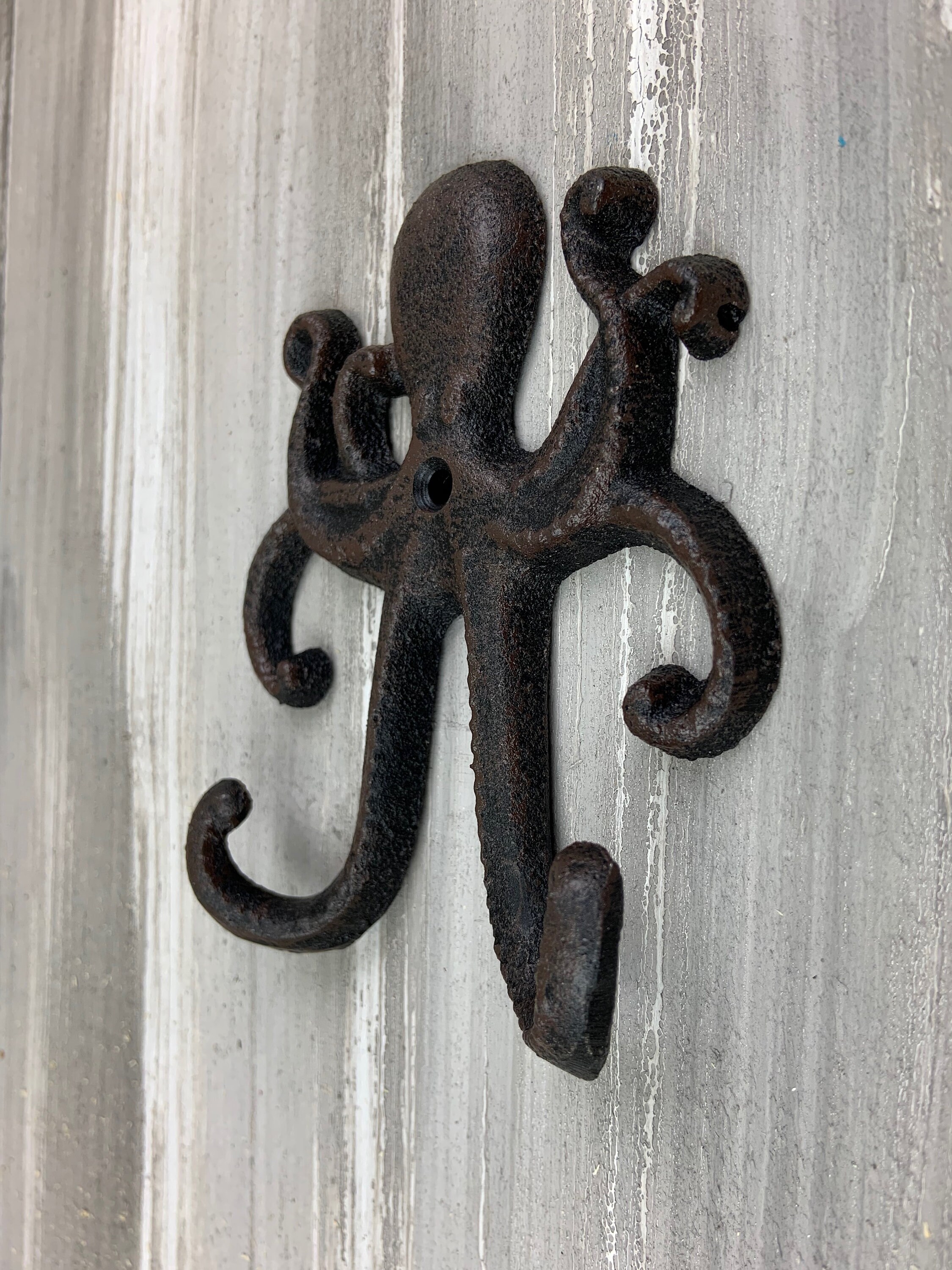 Cast Iron Octopus Hook Nautical Hook Ocean Hook Coat Hook - Etsy