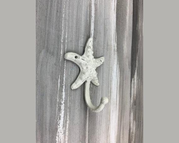 Cast Iron Starfish Hook Nautical Hook Ocean Hook Coat Hook | Etsy
