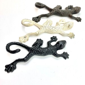 Cast Iron Gecko Hook, Hook, Coat Hook, Wall Hook, Cast Iron Hook, Gecko ...