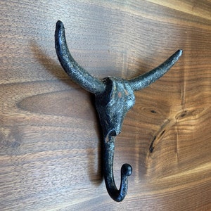 Cast Iron Skull Hook Skull Hook Hook Coat Hook Wall Hook - Etsy