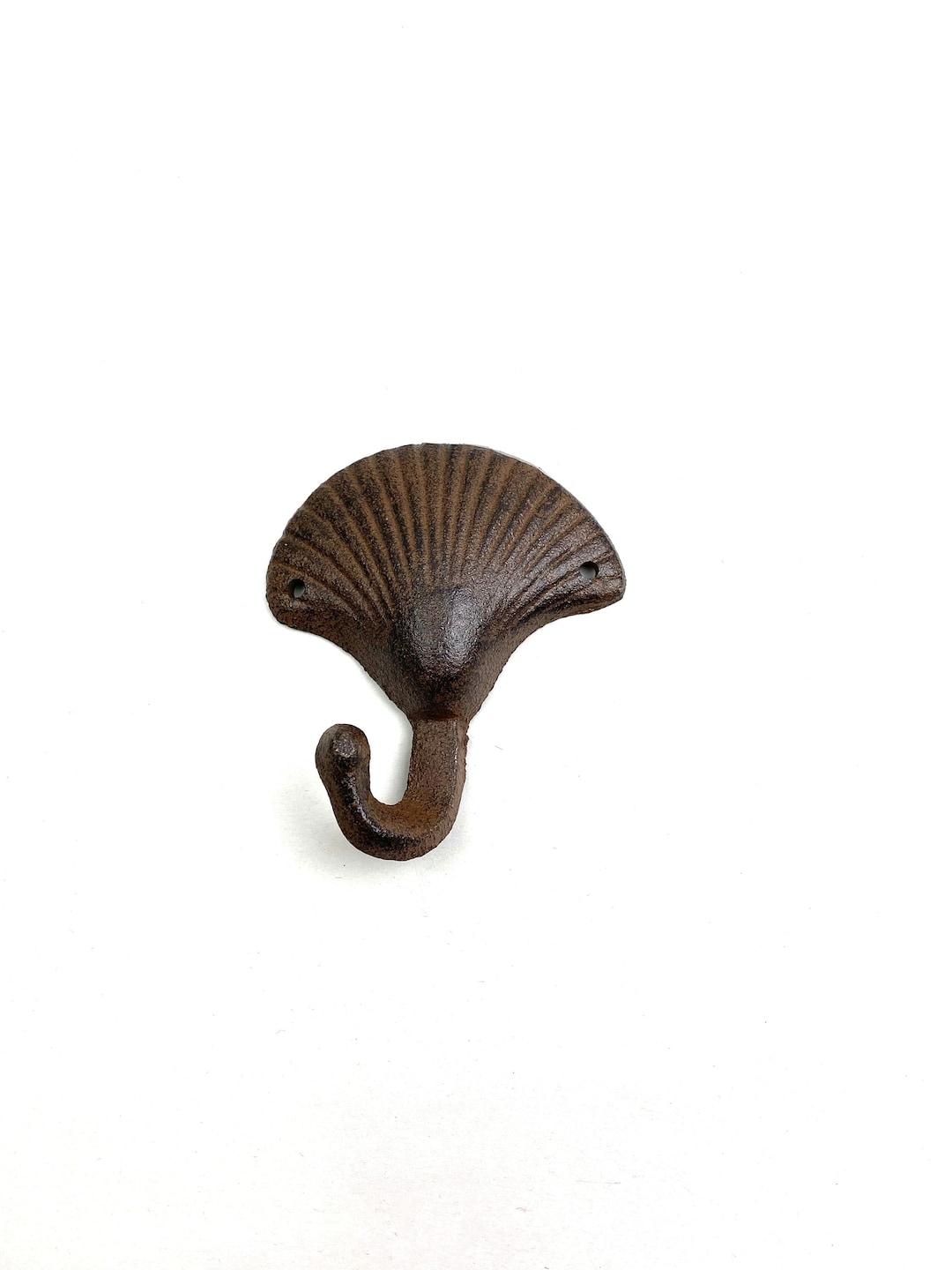 Cast Iron Seashell Hook, Nautical Hook, Ocean Hook, Coat Hook, Sea Hook ...