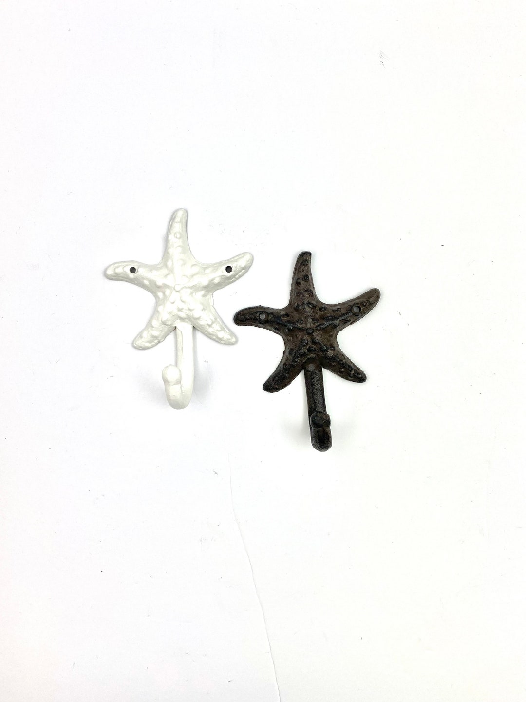 Cast Iron Starfish Hook, Nautical Hook, Coat Hook, Sea Hook, Beach Hook ...