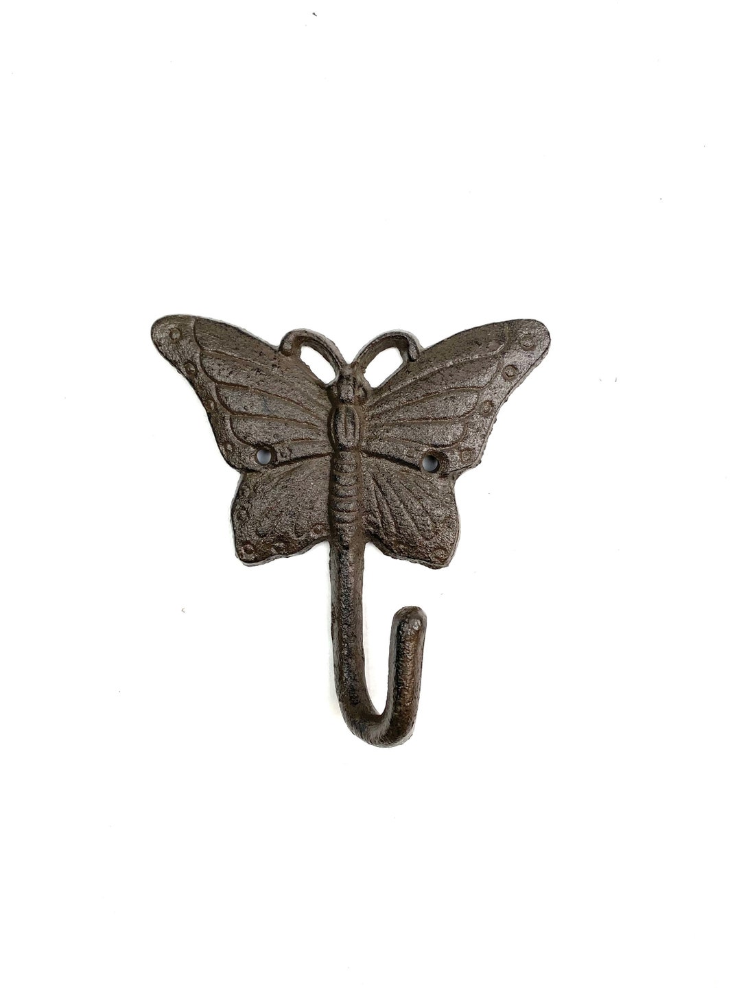 Cast Iron Butterfly Hook, Hook, Coat Hook, Wall Hook, Coat Hanger, Cast ...