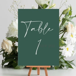 Table Numbers, Wedding, Table, Name, Number, Arch, Half Arch, Scallop ...