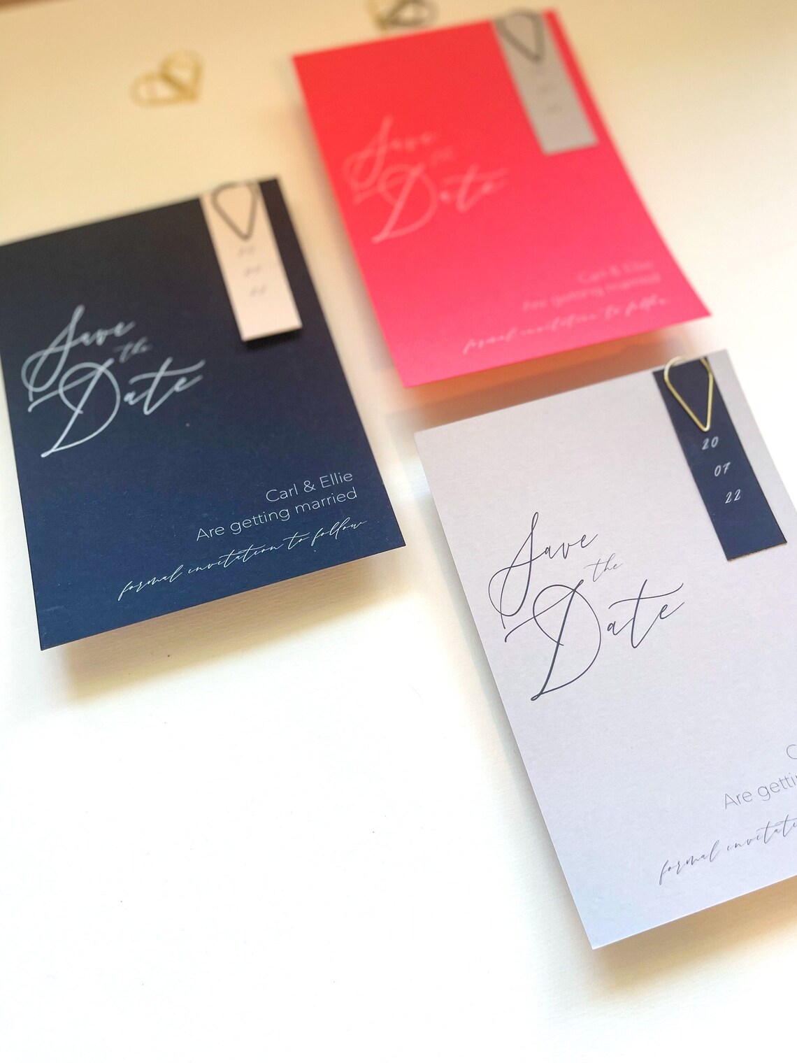 Save the Date With Envelope Simple Elegant - Etsy