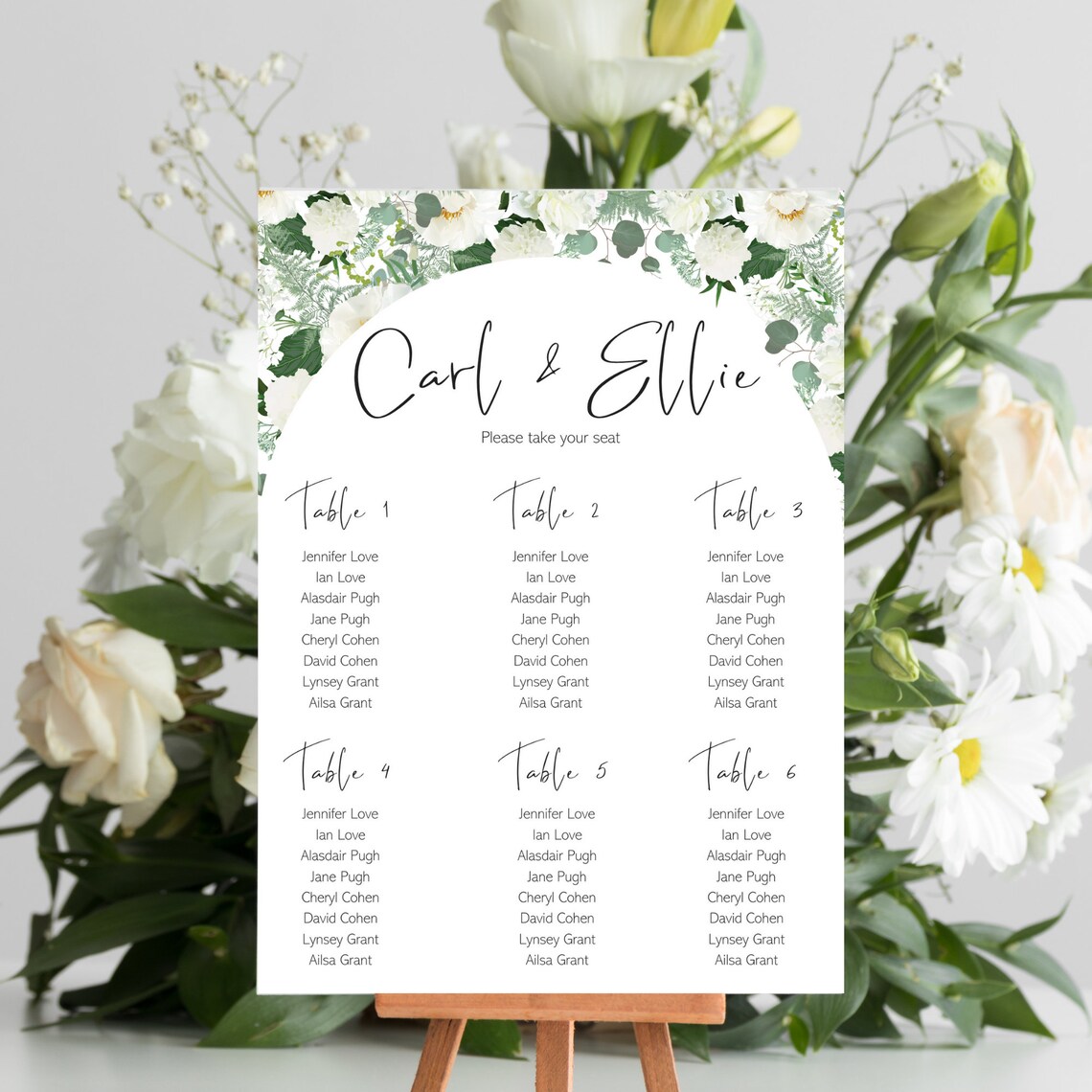 Bespoke Table Plan Wedding Table Plan Various Designs | Etsy