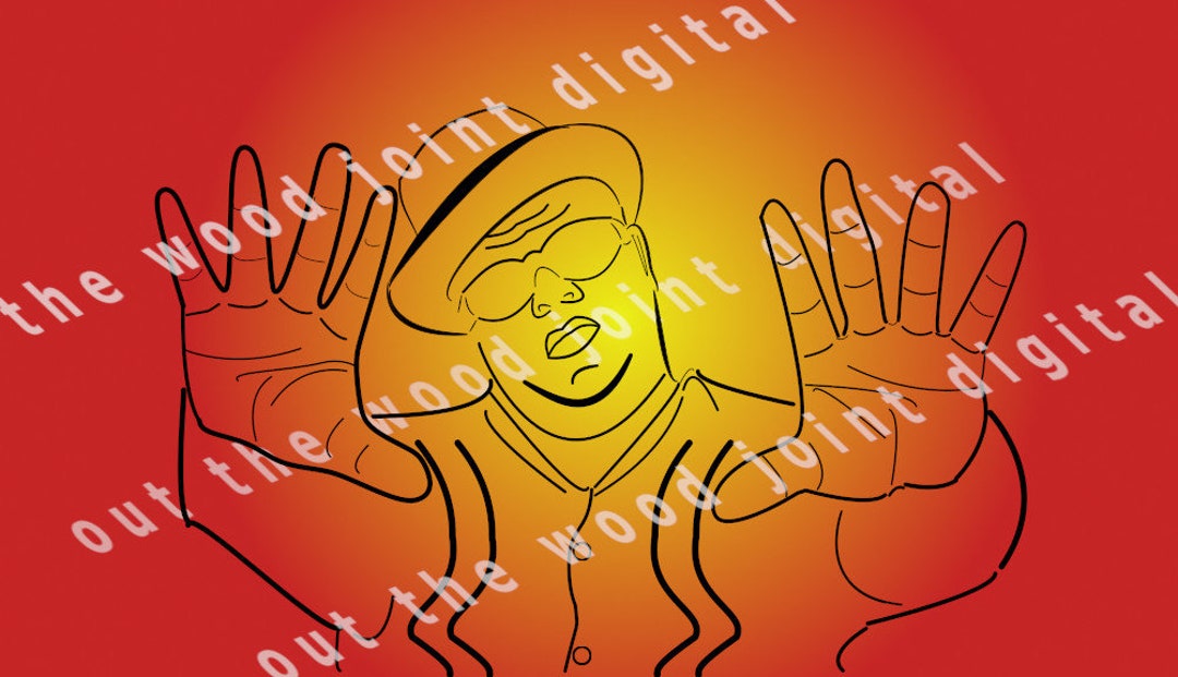 Biggie Smalls Digital Line Art Svg. Png. & Jpg. - Etsy