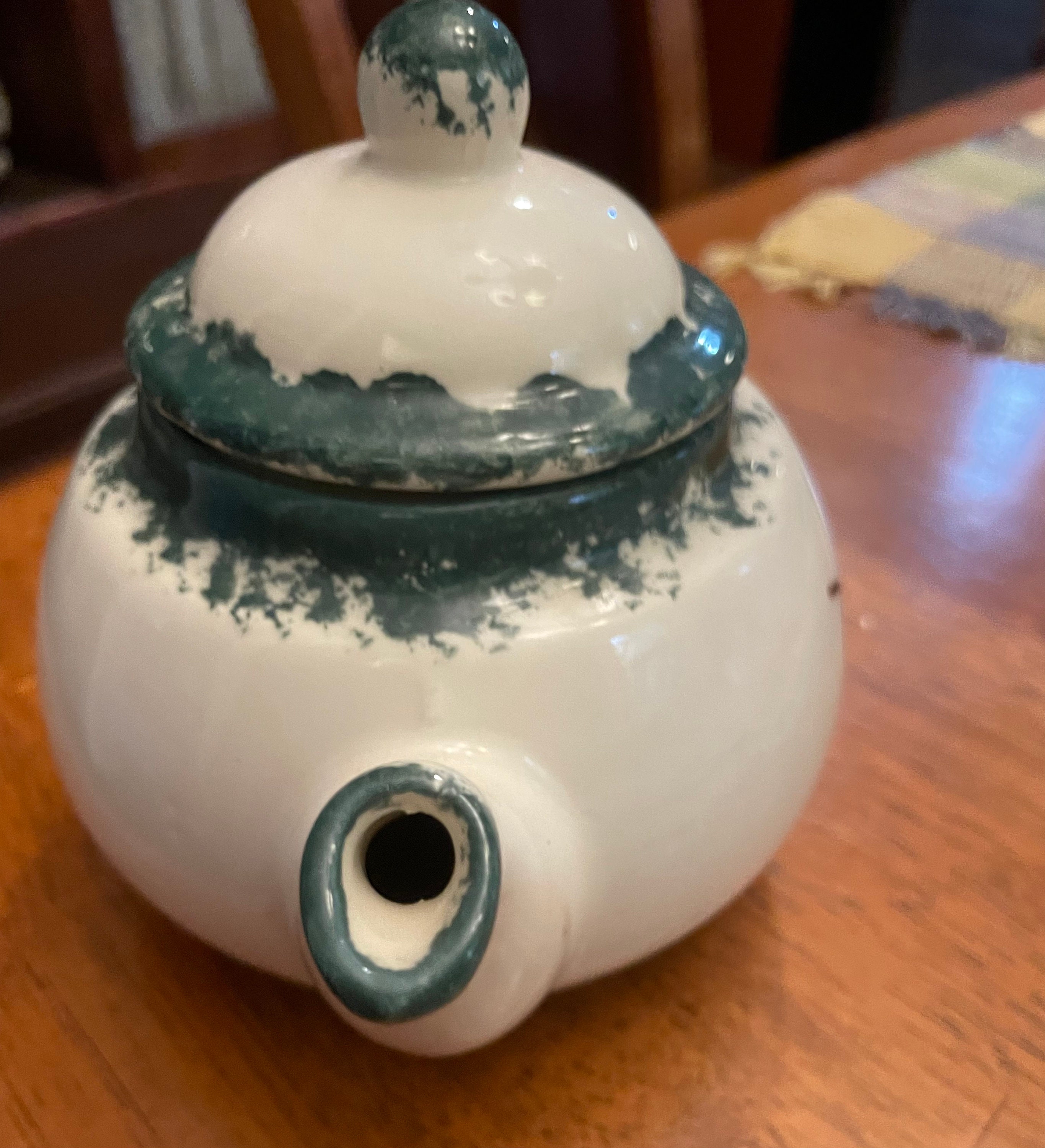 Winter Greenery Teapot, Christmas Teapot - Etsy