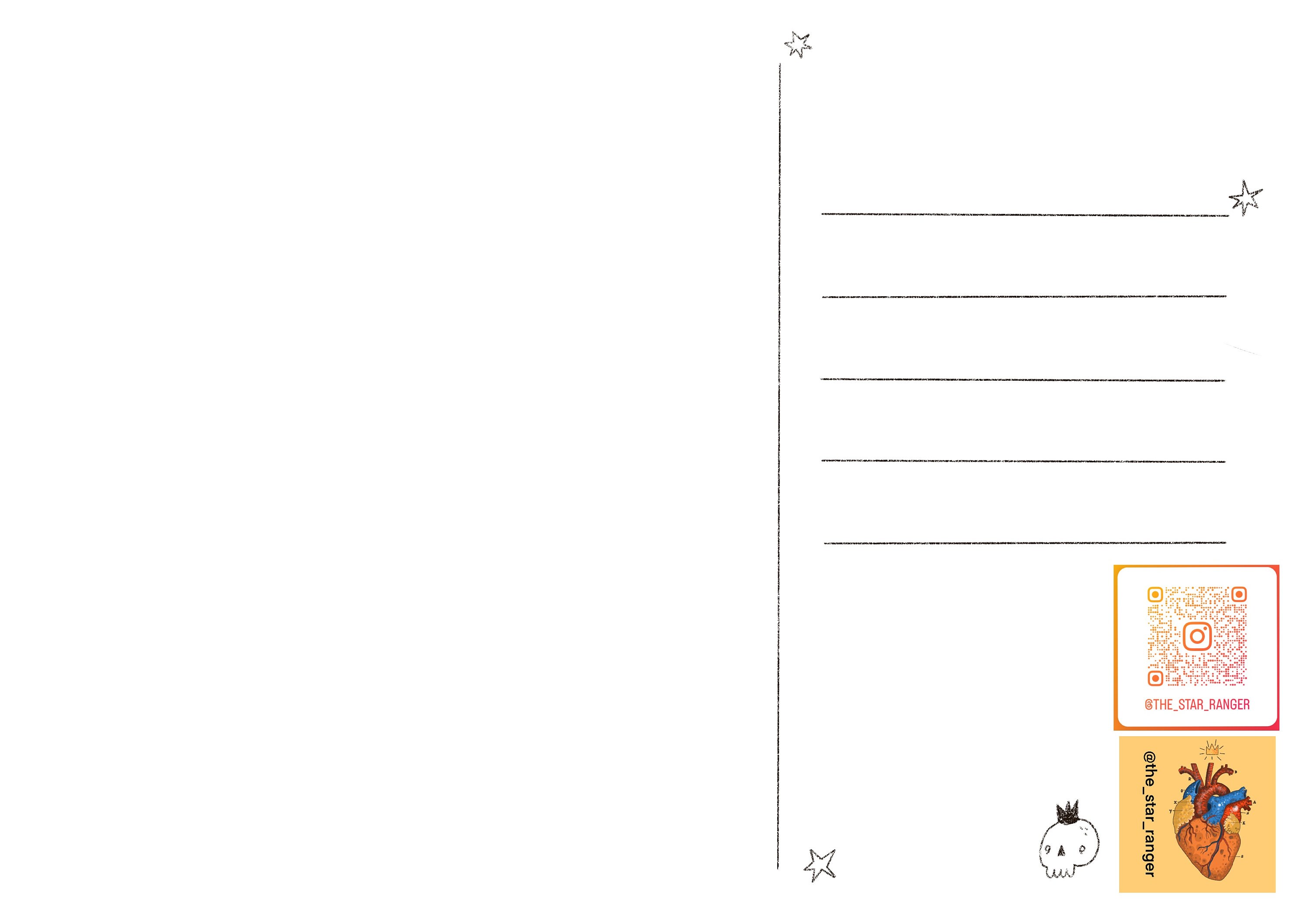 A6 Postcard Grey Cloud - Etsy