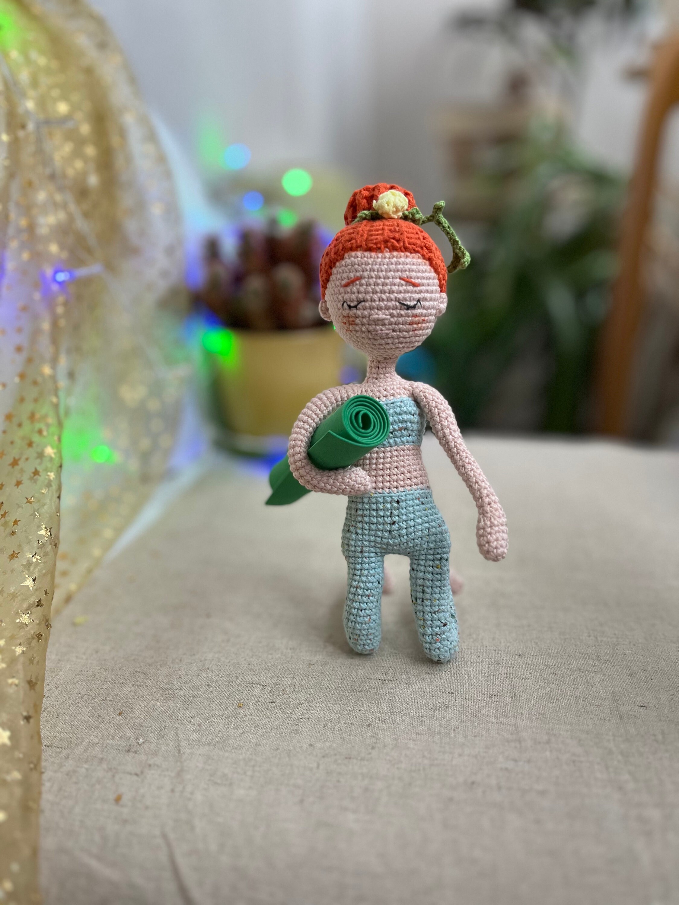 Yoga Girl, Yoga Doll, Yoga Gifts, Yoga Decor - Etsy
