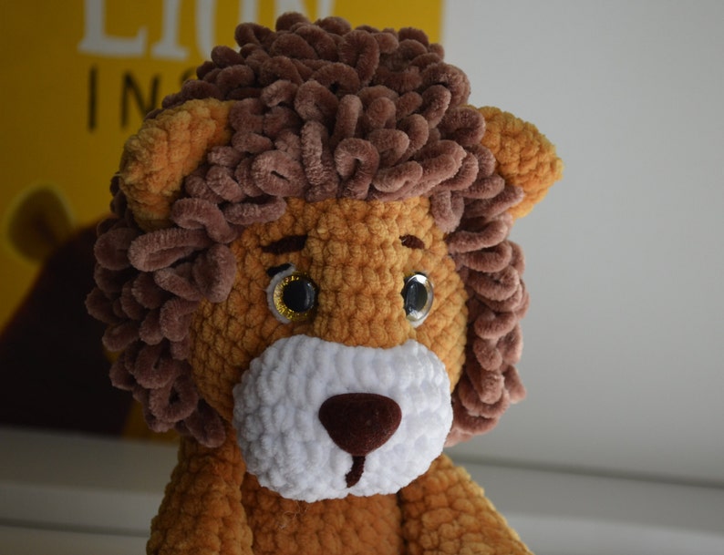 Lion Plush, Stuffed Animal, Safari Nursery Toy, Lion Baby Gift, Jungle ...