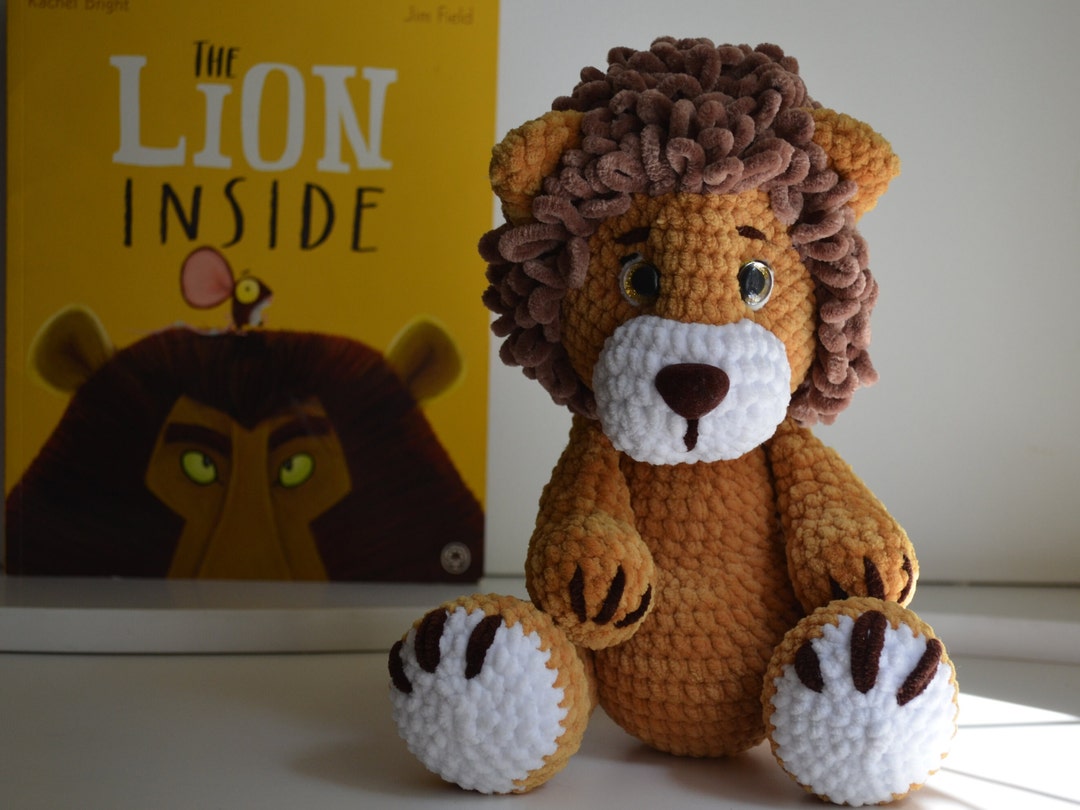Lion Plush, Stuffed Animal, Safari Nursery Toy, Lion Baby Gift, Jungle ...