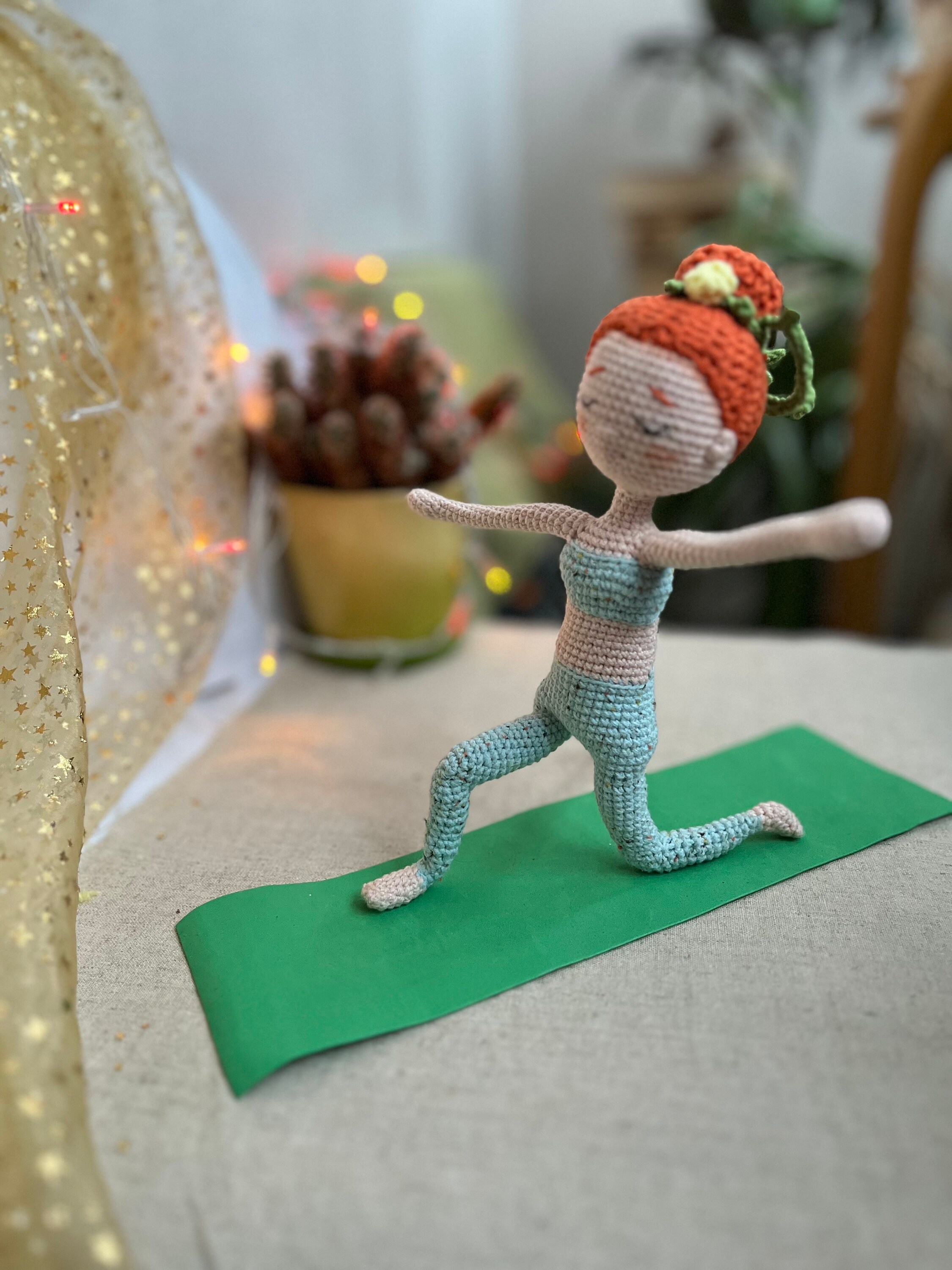 Yoga Girl, Yoga Doll, Yoga Gifts, Yoga Decor - Etsy