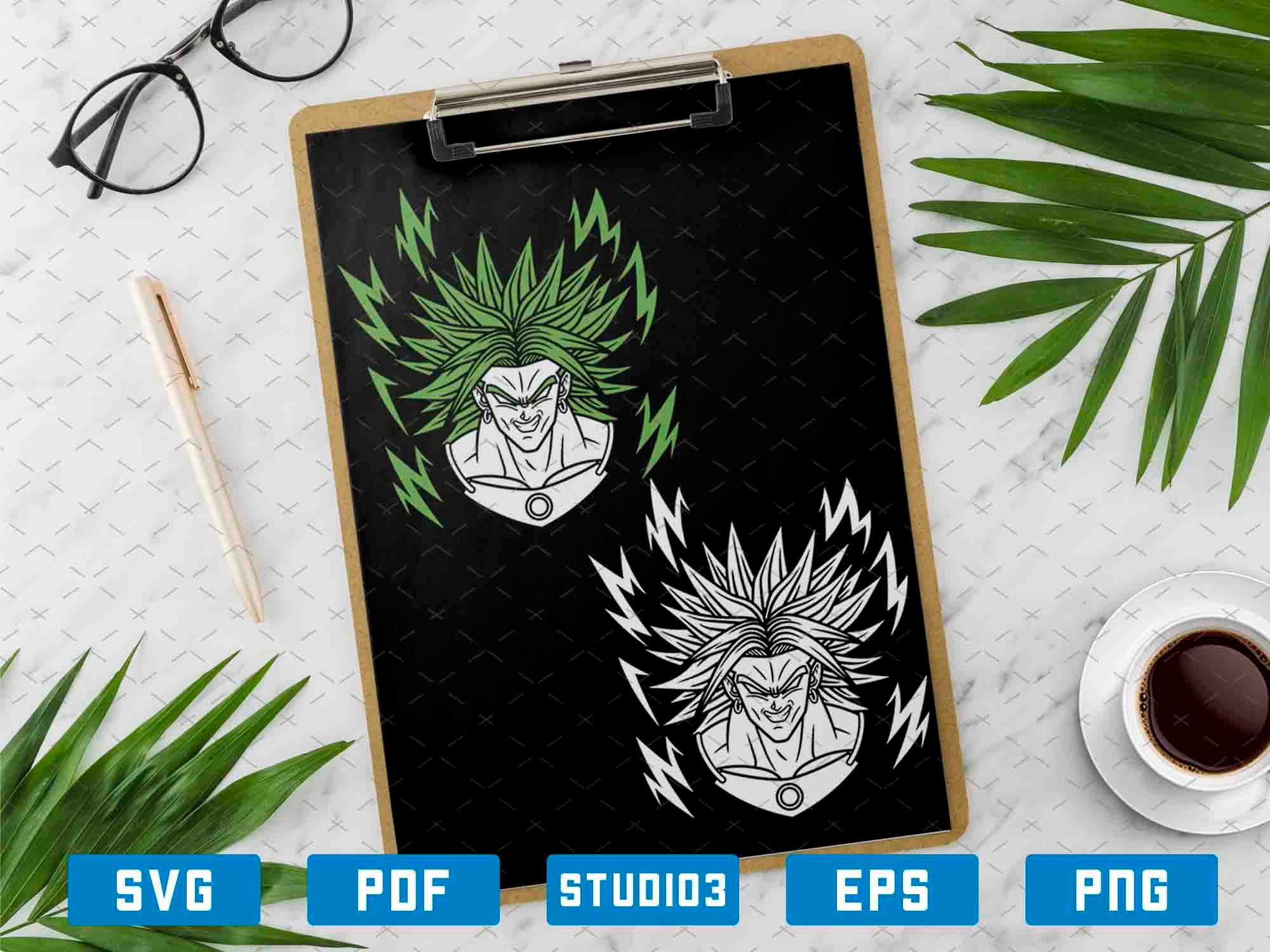 Broly SVG