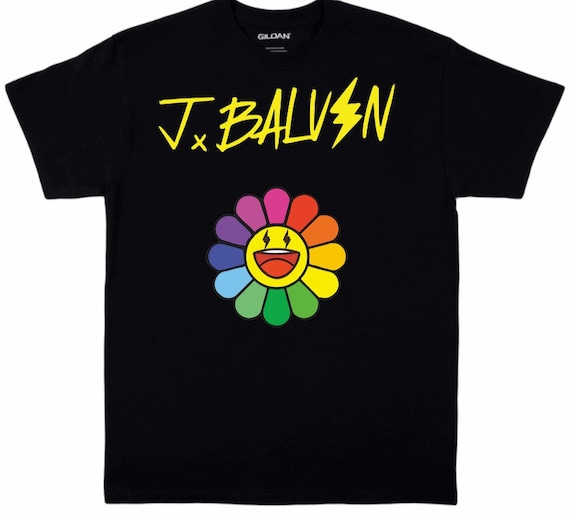 J Balvin Flower Shirt J Balvin Custom Shirt J Balvin Tee | Etsy