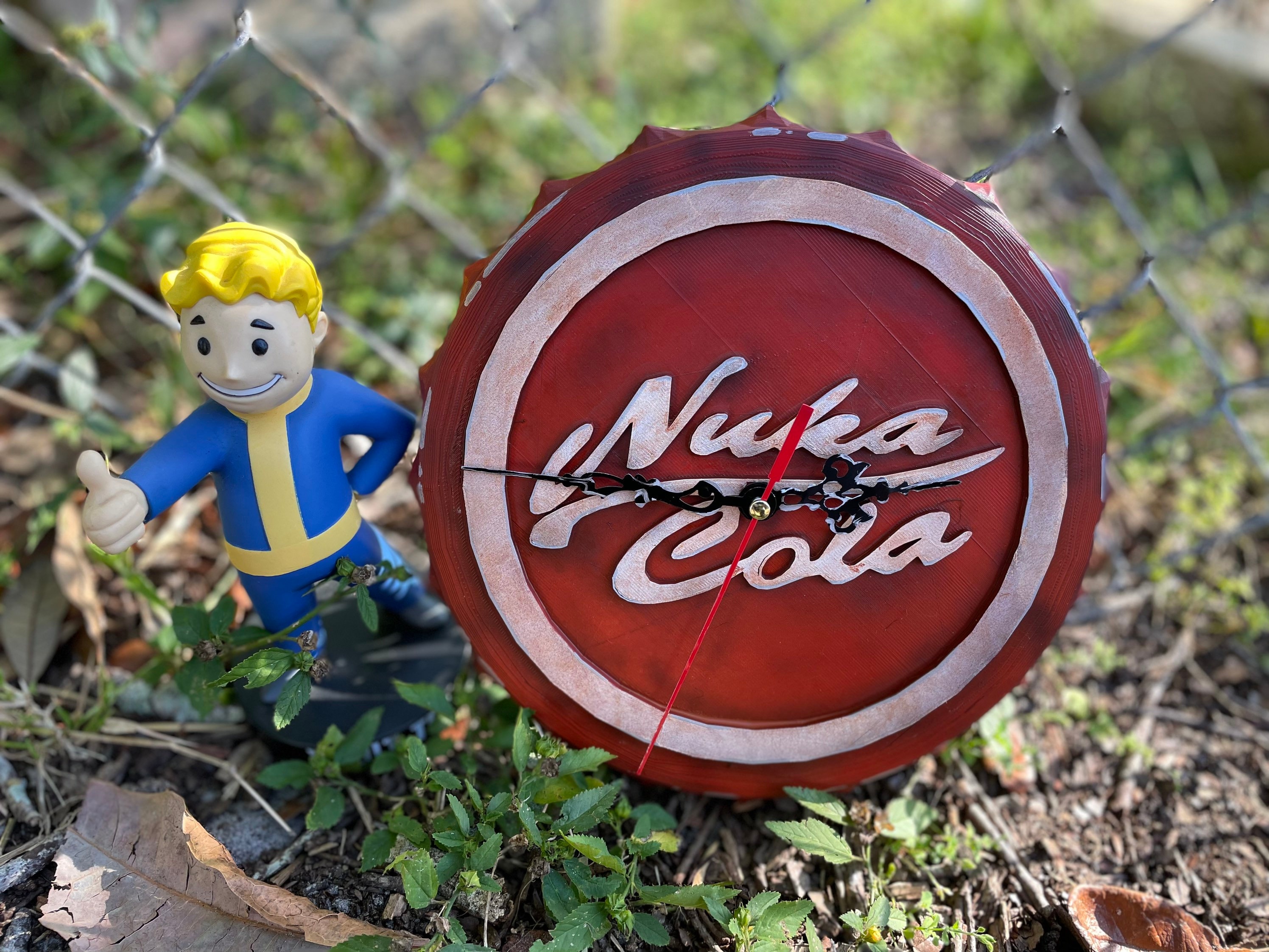 Cosplay Nuka Cola Cap Template
