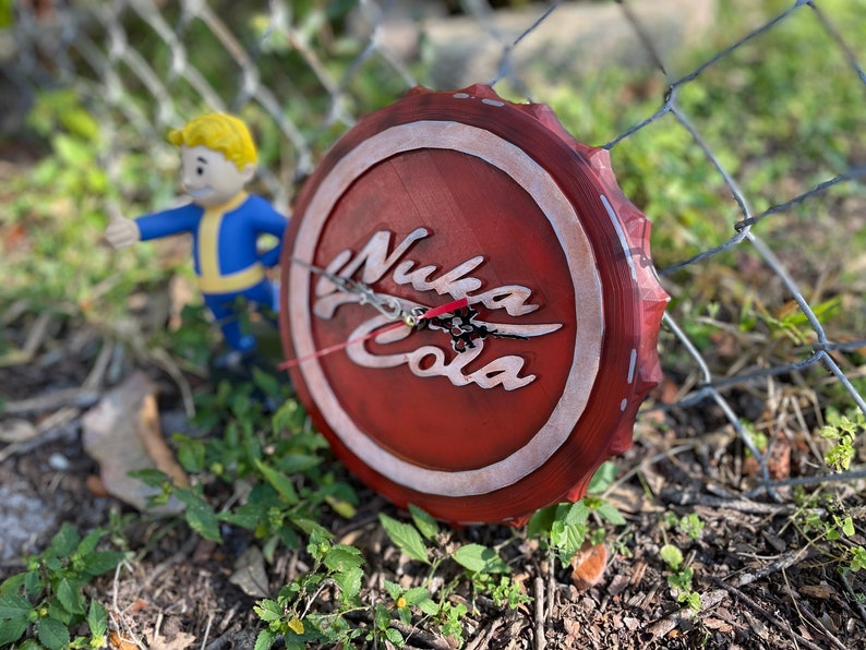 Nuka Cola Cap Clock Fallout - Etsy