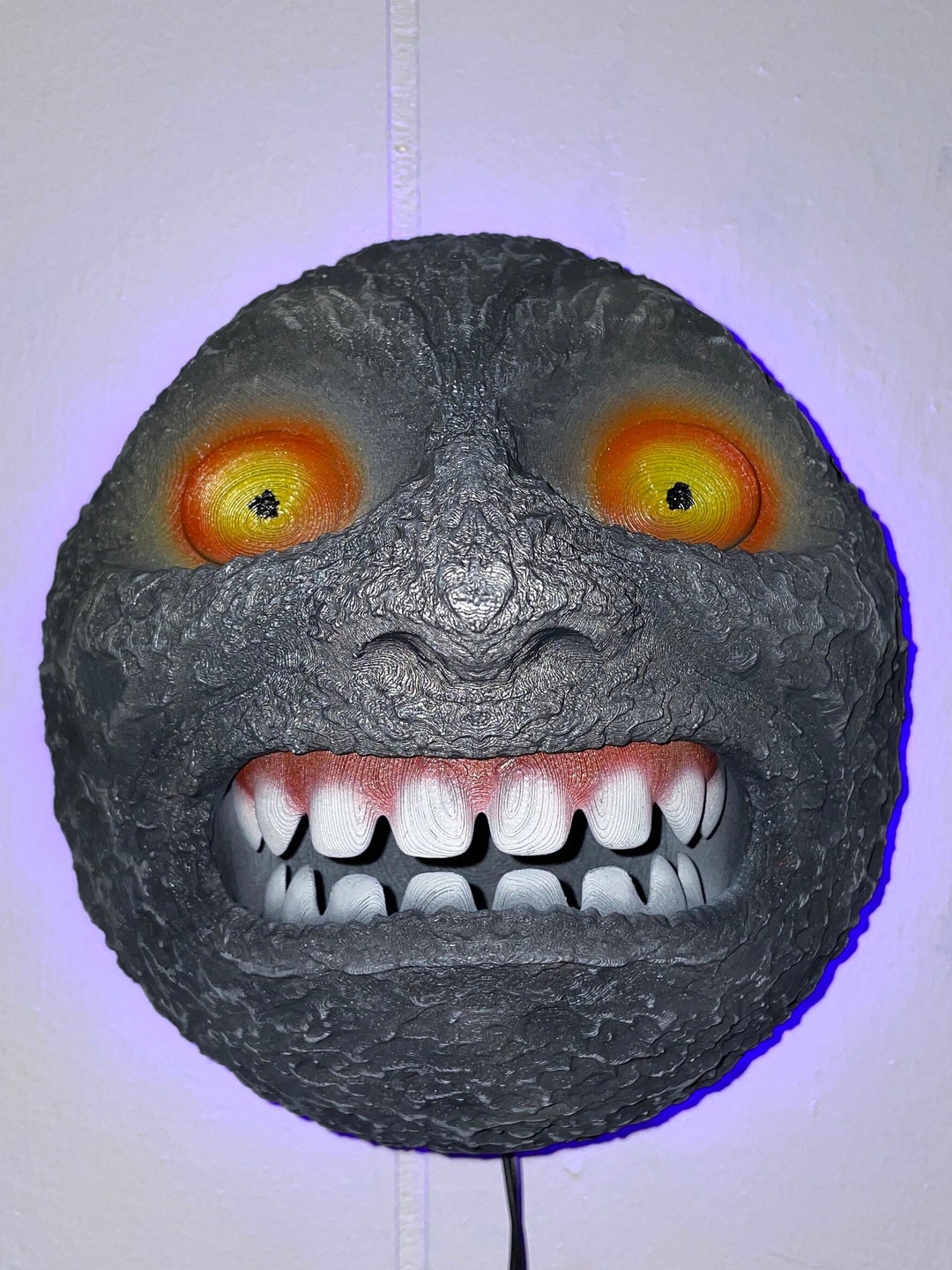 Majoras Mask, Back Lit Moon, the Legend of Zelda - Etsy