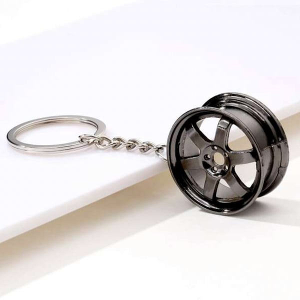 Wheel Rim Keychain - Etsy