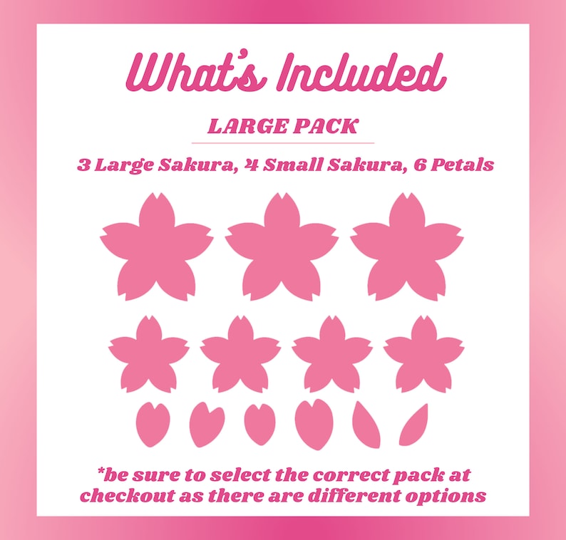 Sakura Blossom Decal Sakura Decal Holographic Cherry Blossom - Etsy