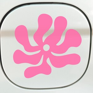 Gas Cap Decal, Bumper Stickers Cute, Flower Decal, Car Sticker, Cute ...