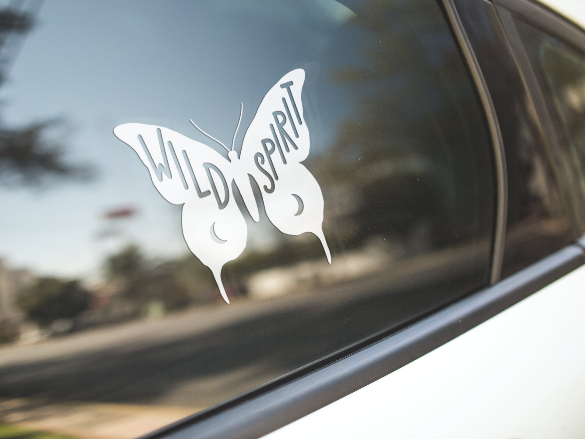 Wild Spirit Butterfly Decal Spiritual Car Decal Witchy | Etsy