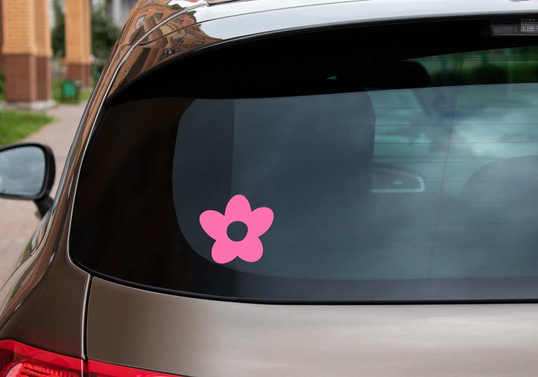 Flower Decal, Bumper Sticker, Flower Sticker, Car Sticker, Cute Vinyl ...