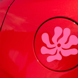 Gas Cap Decal, Bumper Stickers Cute, Flower Decal, Car Sticker, Cute ...