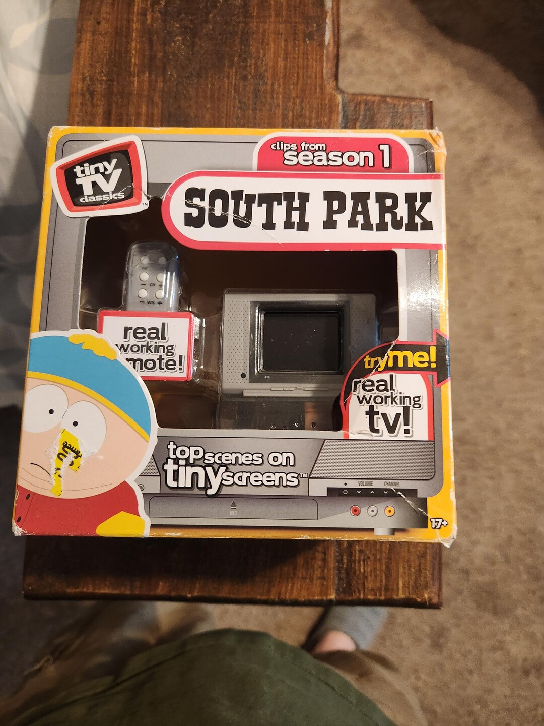 Tiny TV Classics South Park Edition Real Working Mini Television NEW ...