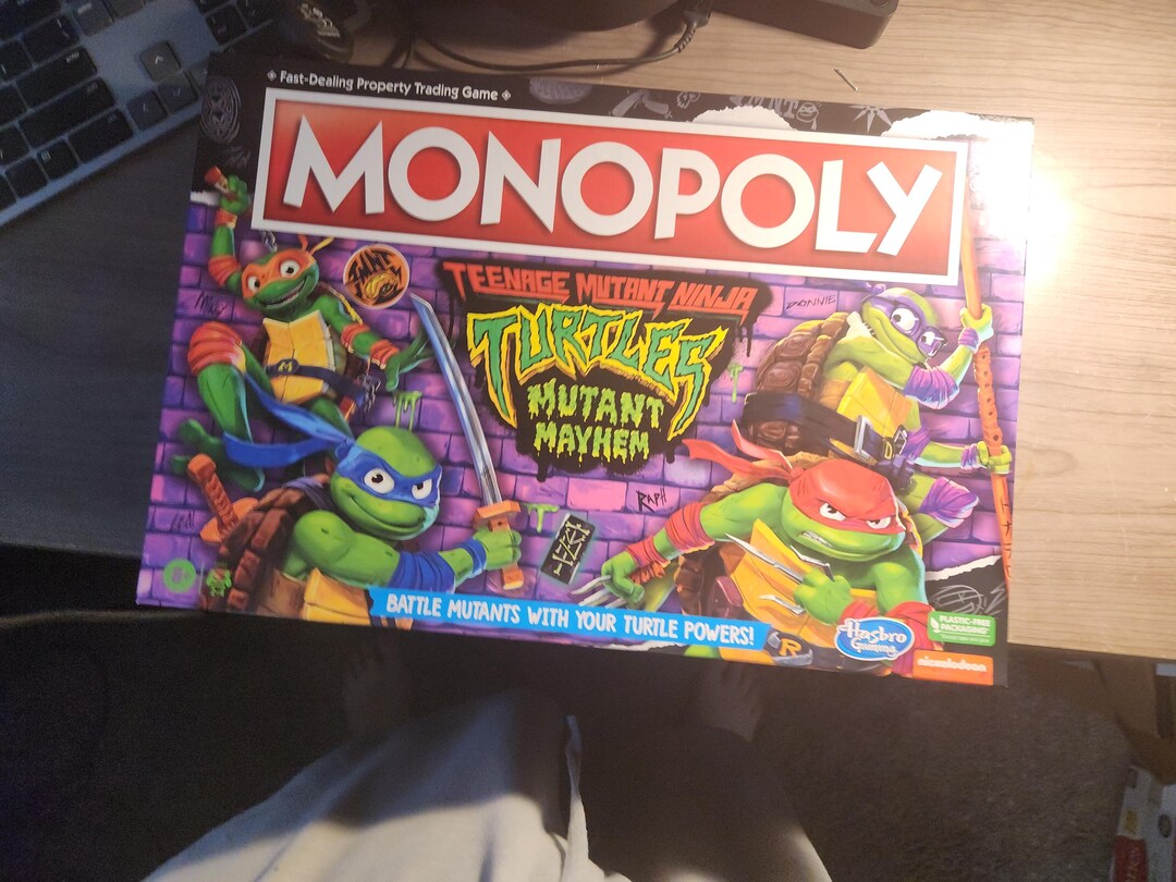 Teenage Mutant Ninja Turtles TMNT Monopoly: Mutant Mayhem Edition ...