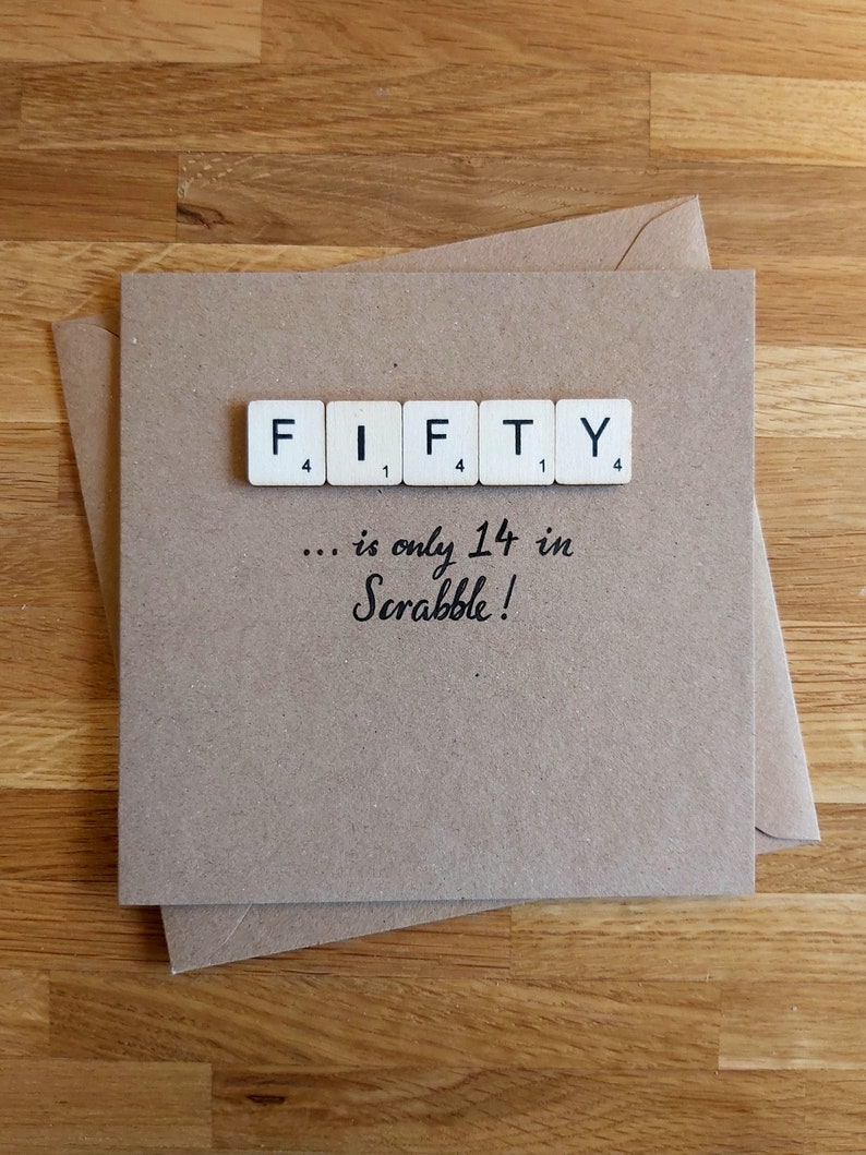 Handmade 50th Fifty Funny Birthday Card - Etsy