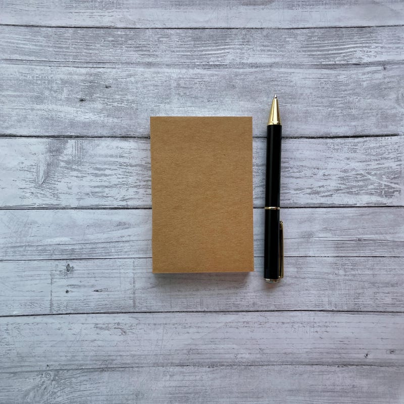 3x4 Handmade Notebook - Etsy