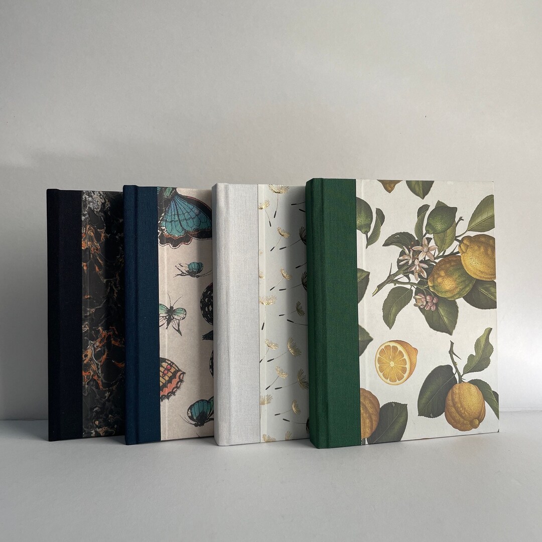 Small Lined Journal, Professional Lined Notebook, Handmade Hardcover ...