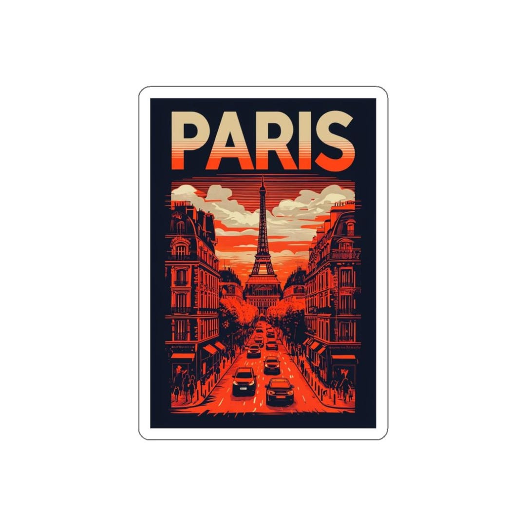 Eiffel Tower Sticker: Paris Travel Decal, Laptop, Journal - Etsy