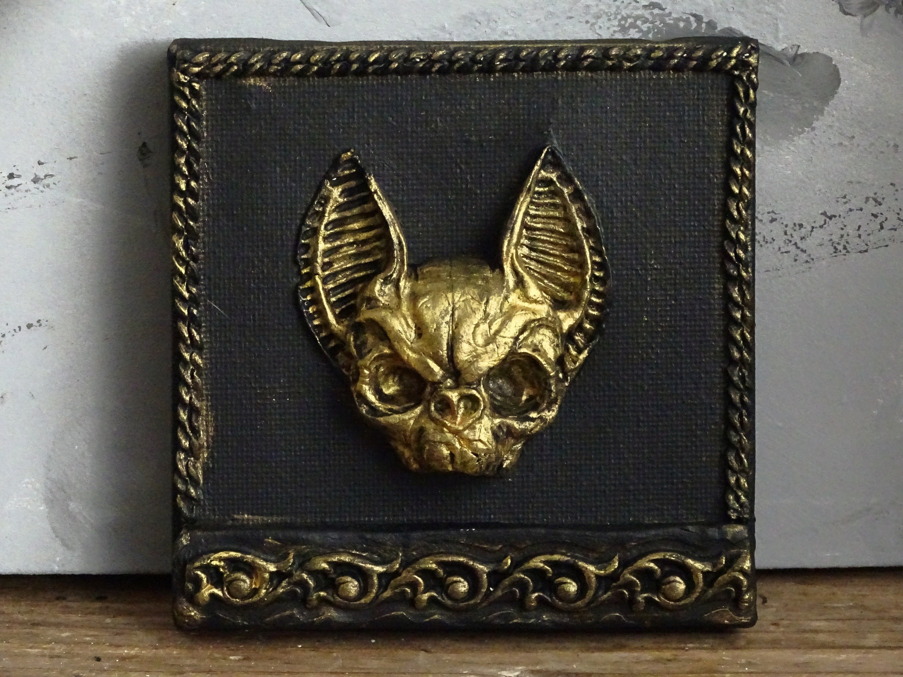 Goth Vampire Bat Framed Wall Decor Gothic Dracula Bat Decor - Etsy