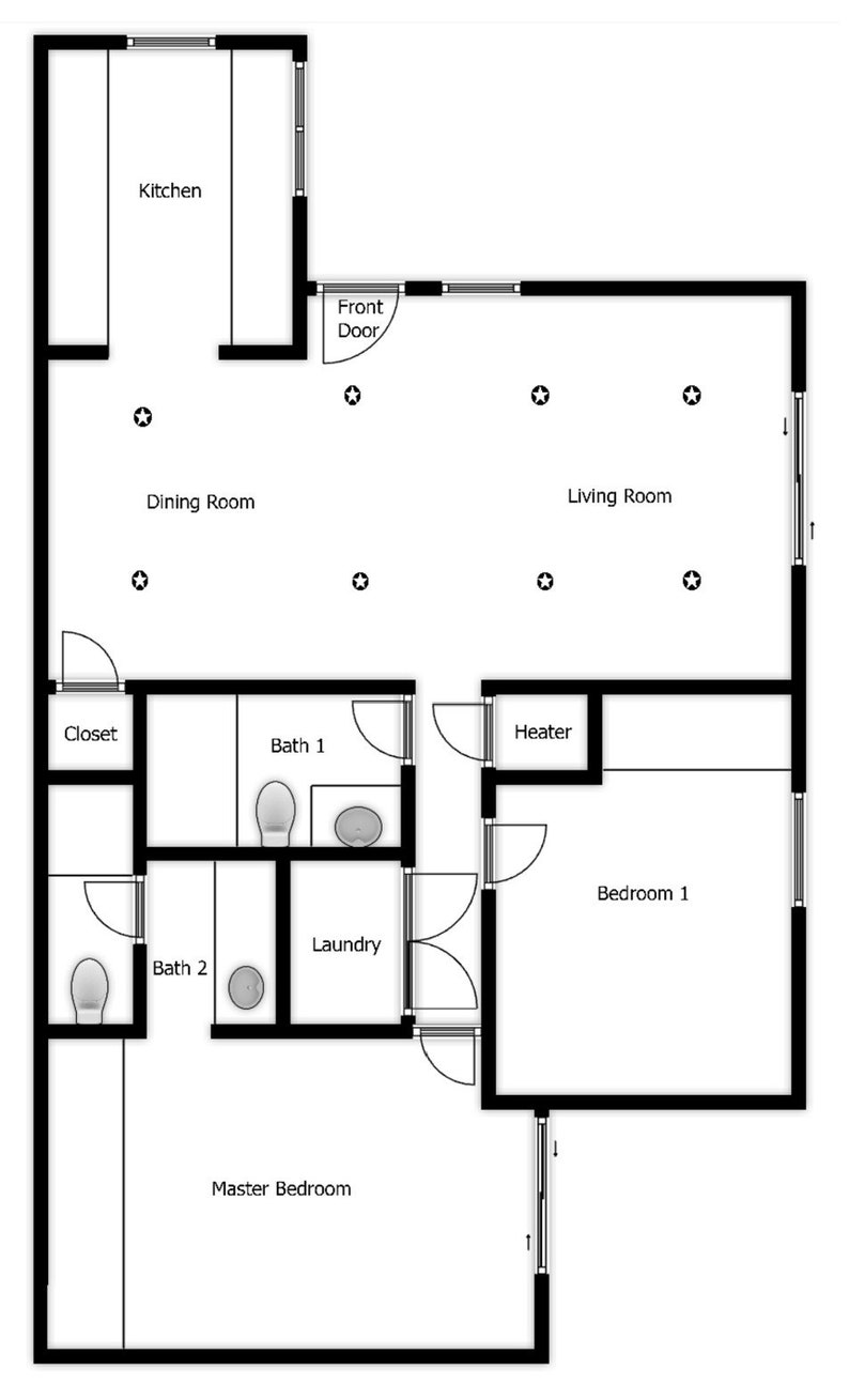 Floor Plans, Layouts, Sketch for a House, Home, Office, Rentals, Helps ...