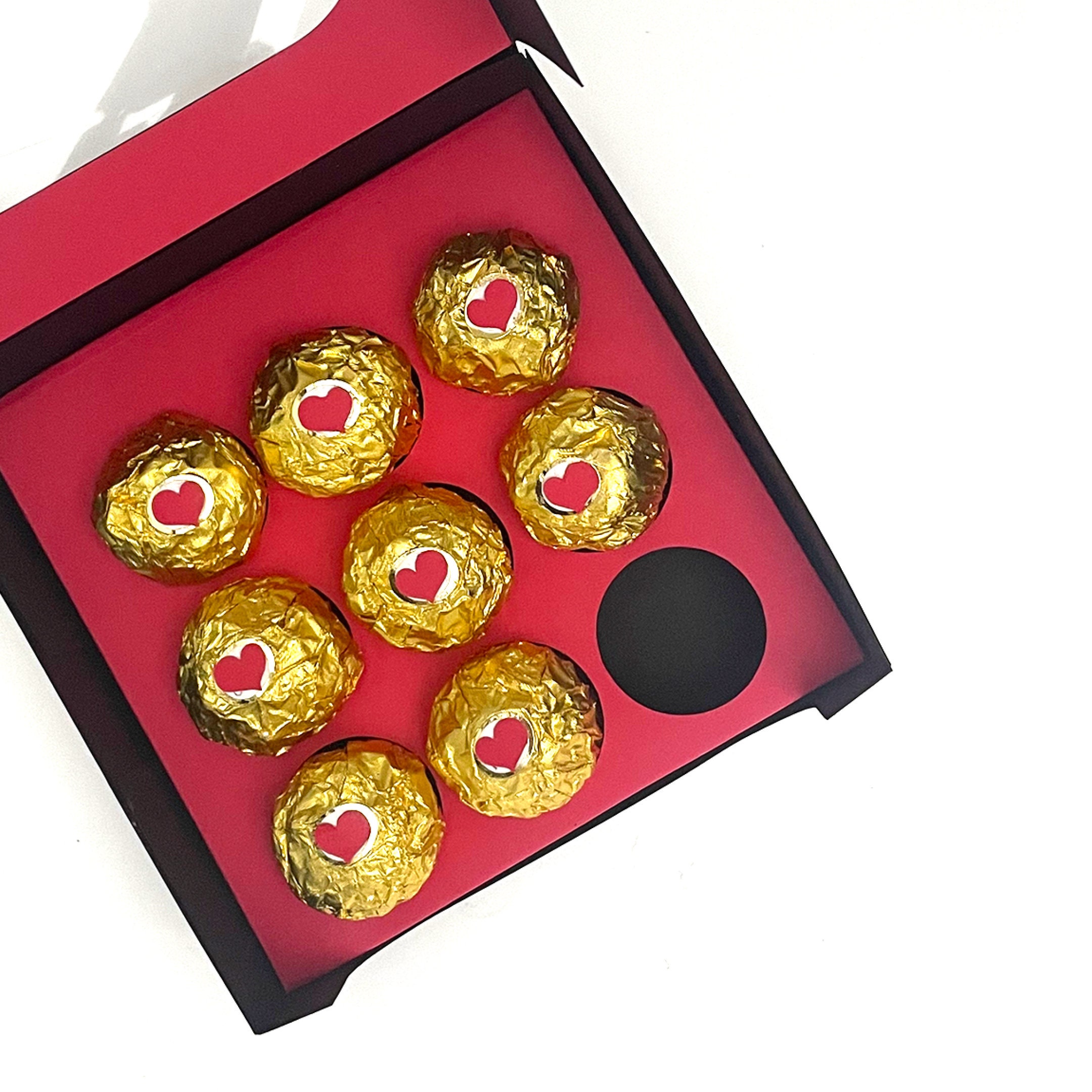 Chocolate Box SVG Template for Silhouette Studio Cricut - Etsy