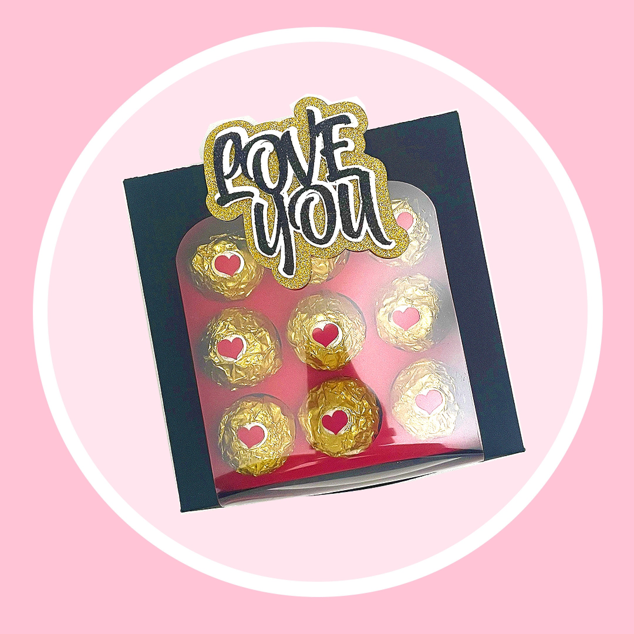 Chocolate Box SVG Template for Silhouette Studio Cricut - Etsy