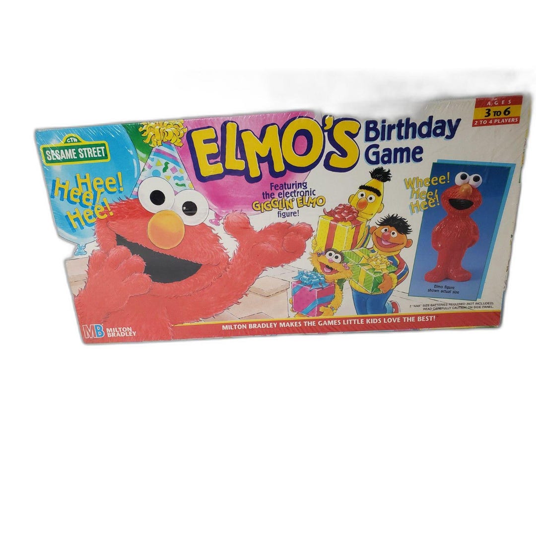 Elmo's Party Birthday Party Game Featuring Electronic Giggling' Elmo ...