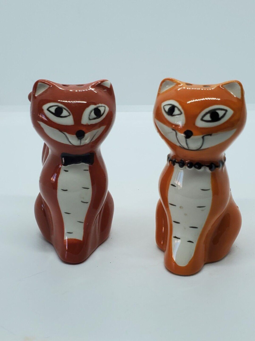 Whimsical Fox Salt and Pepper Shakers ~vintage~ - Etsy