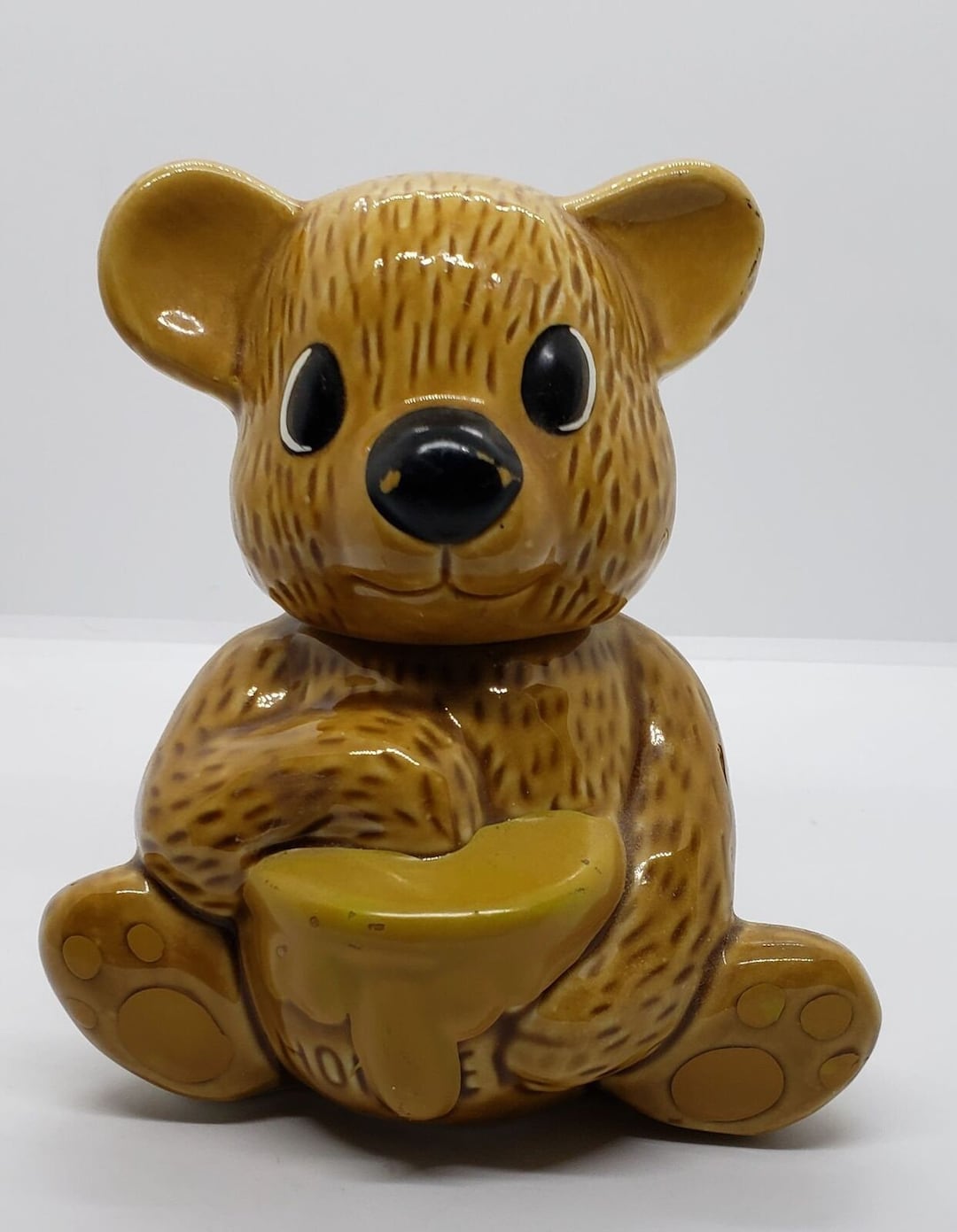 Teddy Bear Honey Pot Vintage - Etsy