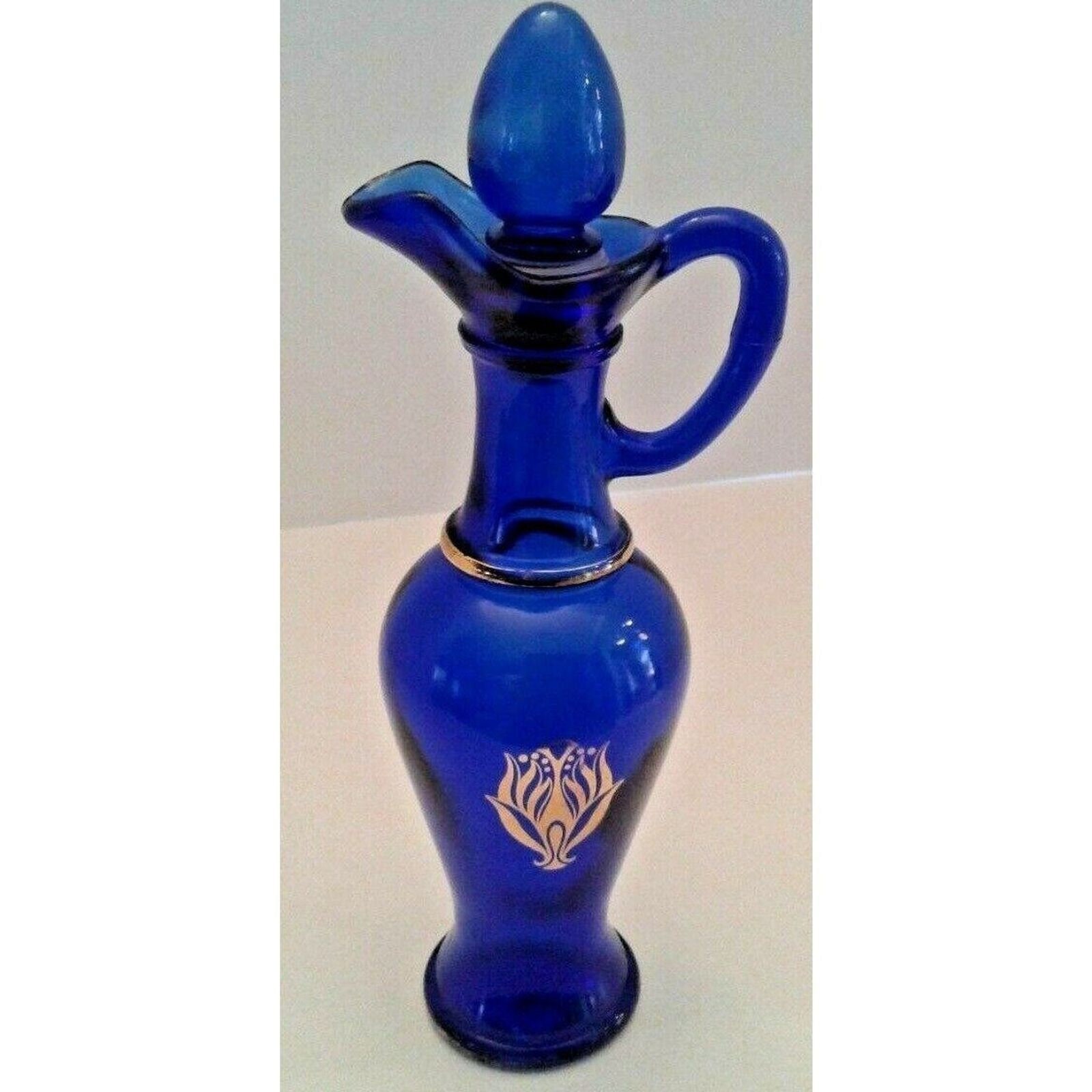 Cobalt Blue Genie Bottle Vintage Blue Decanter Skin so Soft - Etsy