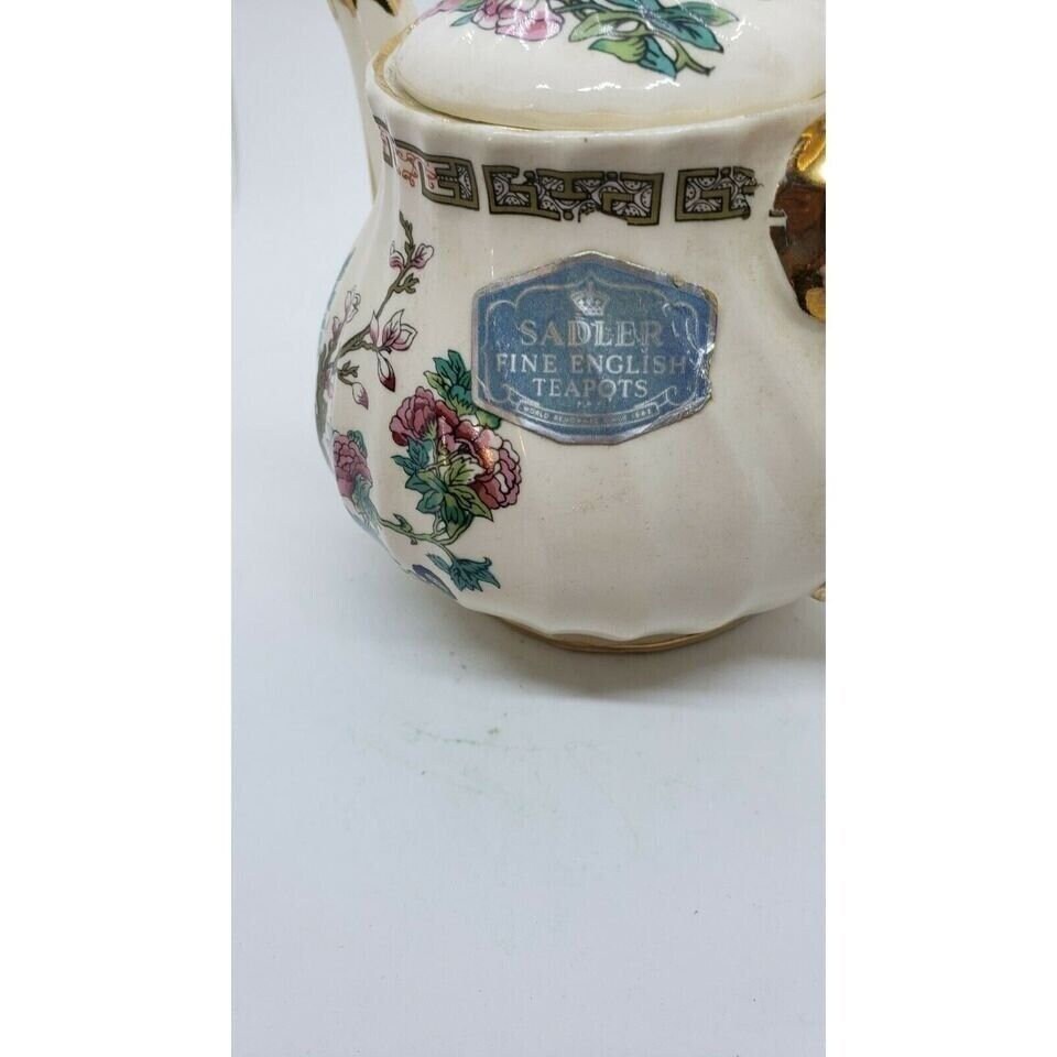 Sadler Fine English Teapot With Sticker and Initials of Maker James ...