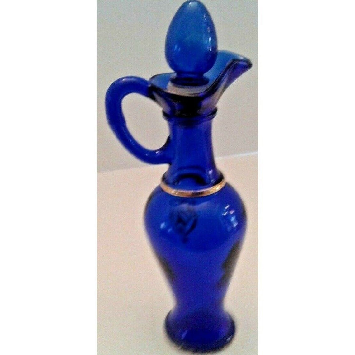 Cobalt Blue Genie Bottle Vintage Blue Decanter Skin so Soft - Etsy