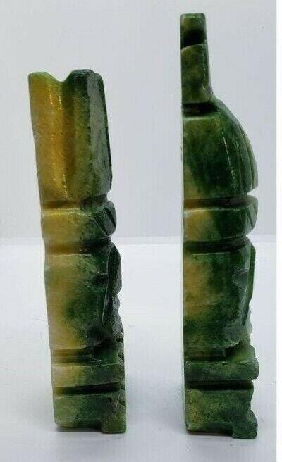 Jade Green Chess Pieces King and Queen Vintage - Etsy